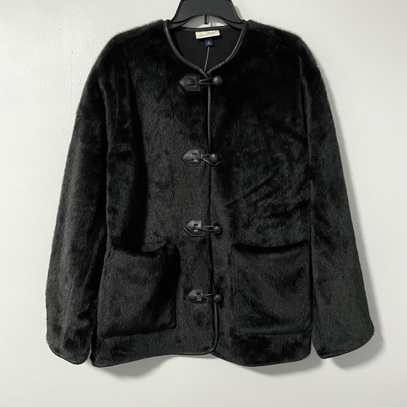 Universal Thread | Jackets & Coats | Universal Thread Black Faux Fur ...